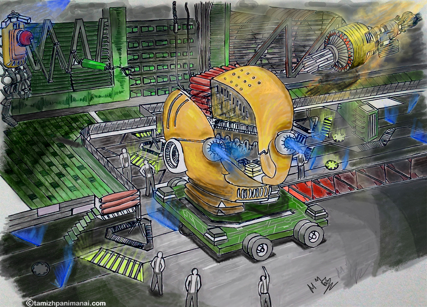 ArtStation - Research lab - protoype session