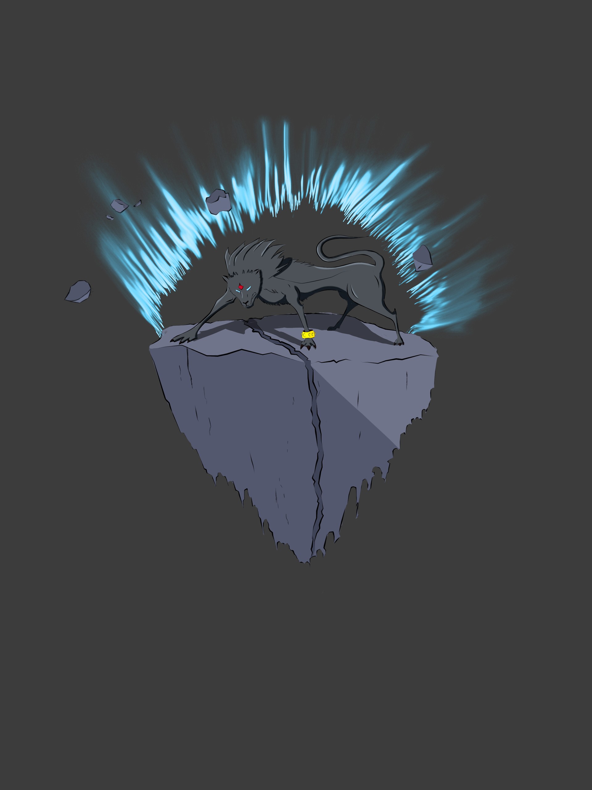 ArtStation - Wolf In Action