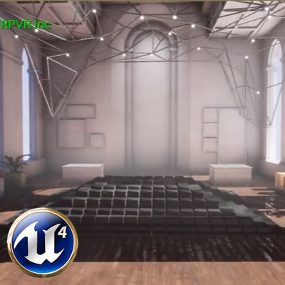 ArtStation - VR Environment with Instanced objects