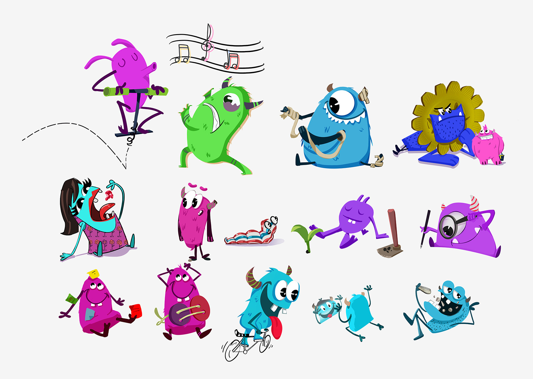 ArtStation - Cute Monsters
