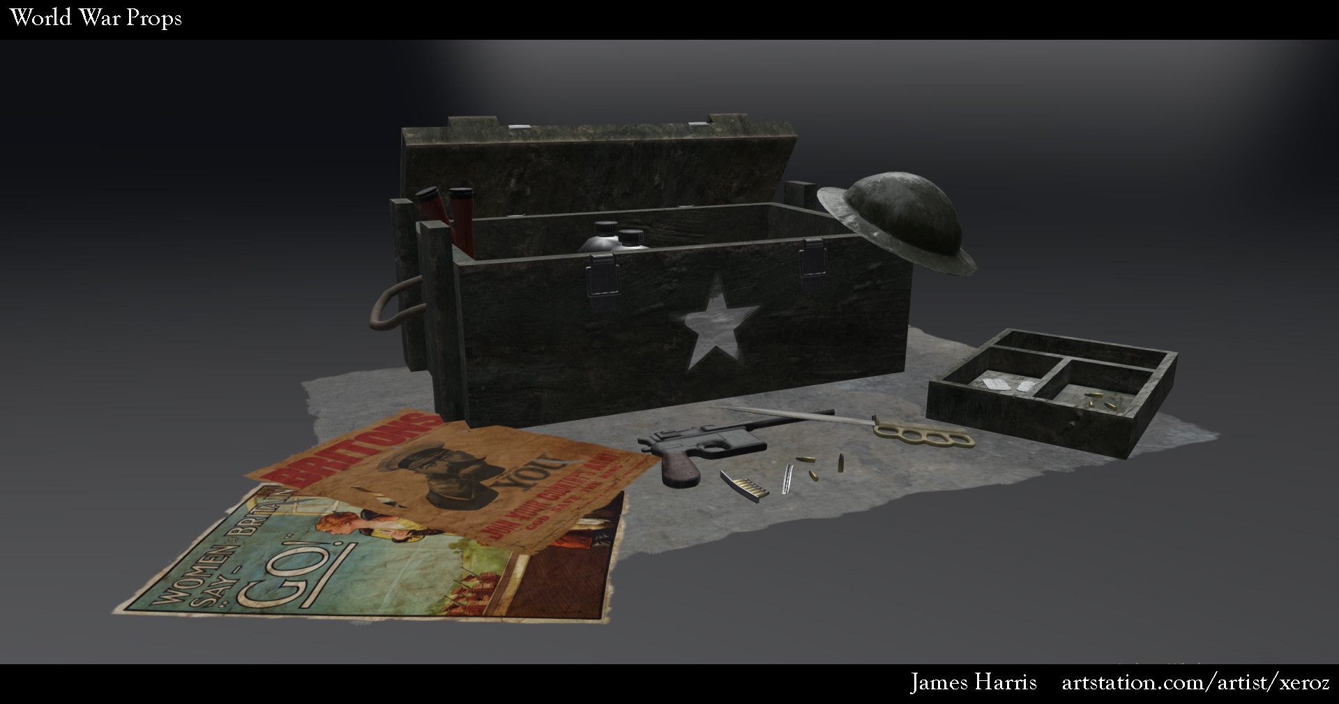 ArtStation - World War Assets WIP