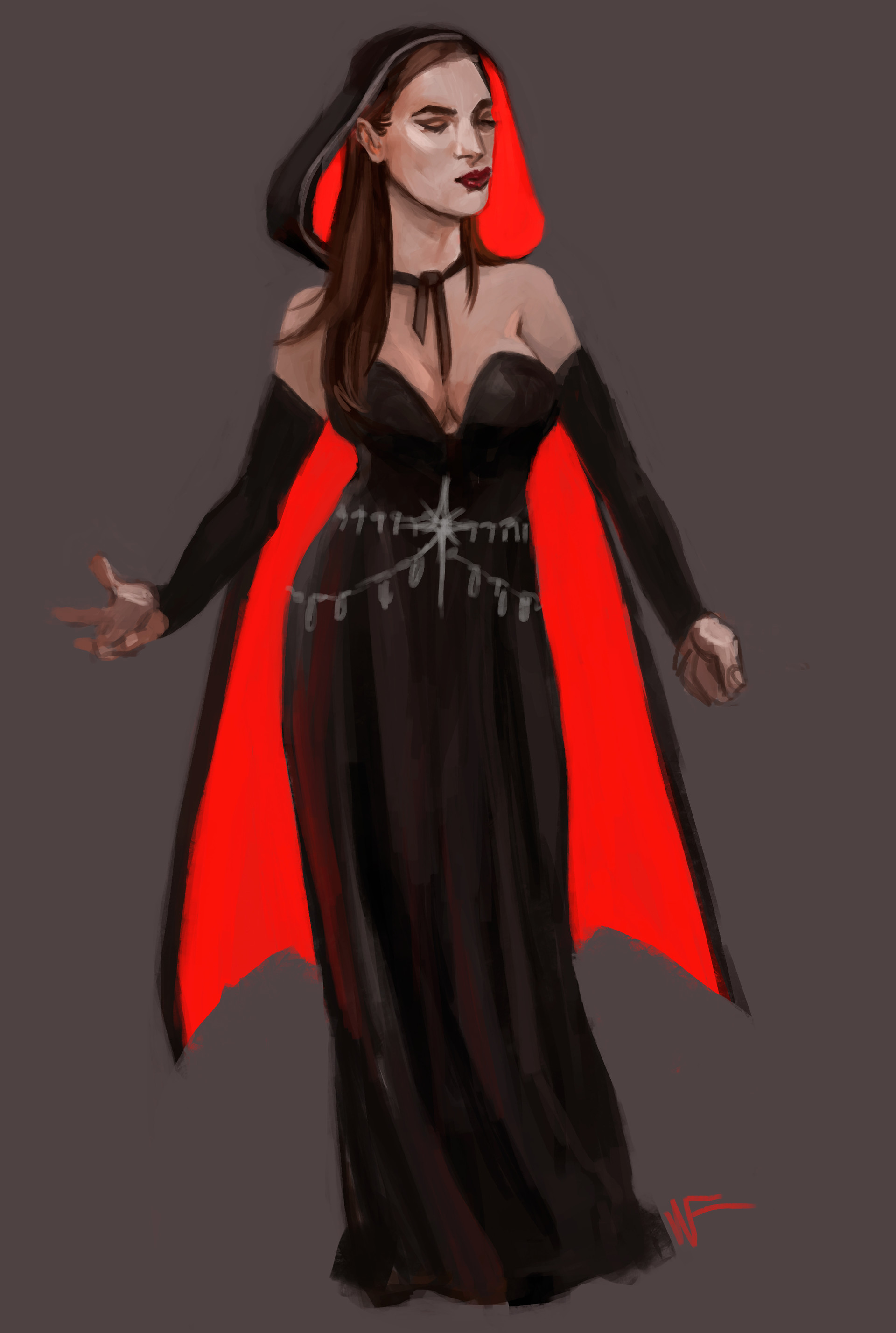 ArtStation - Red, the Vampire Color