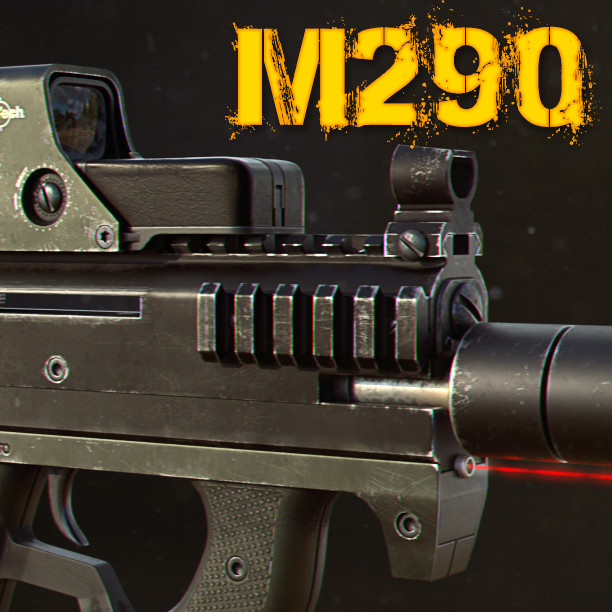 ArtStation - M290 Submachine Gun