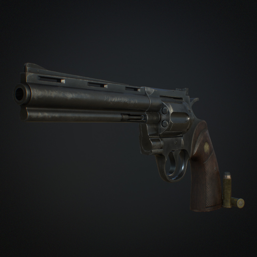 ArtStation - Colt Python .357 / Game Model