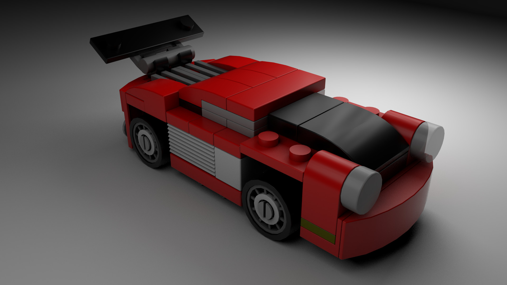 ArtStation - Lego Low Poly Car Modeling for Explainer Video