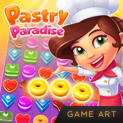 Matt Gretton - Game Art - Pastry Paradise