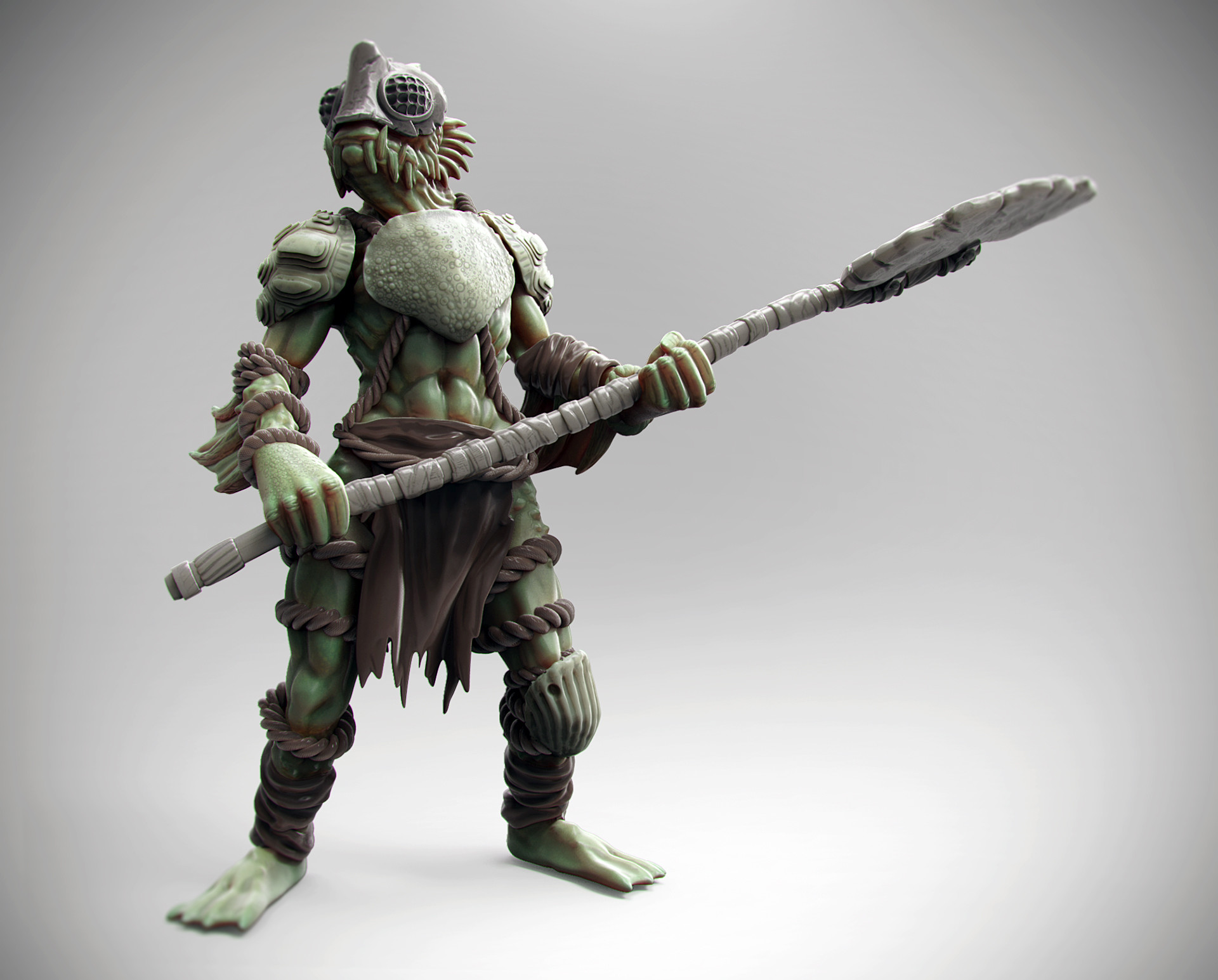 ArtStation - Creature Warrior - Sculpt