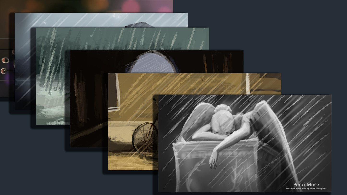 ArtStation - Mood Painting | Sadness | 6 Minutes