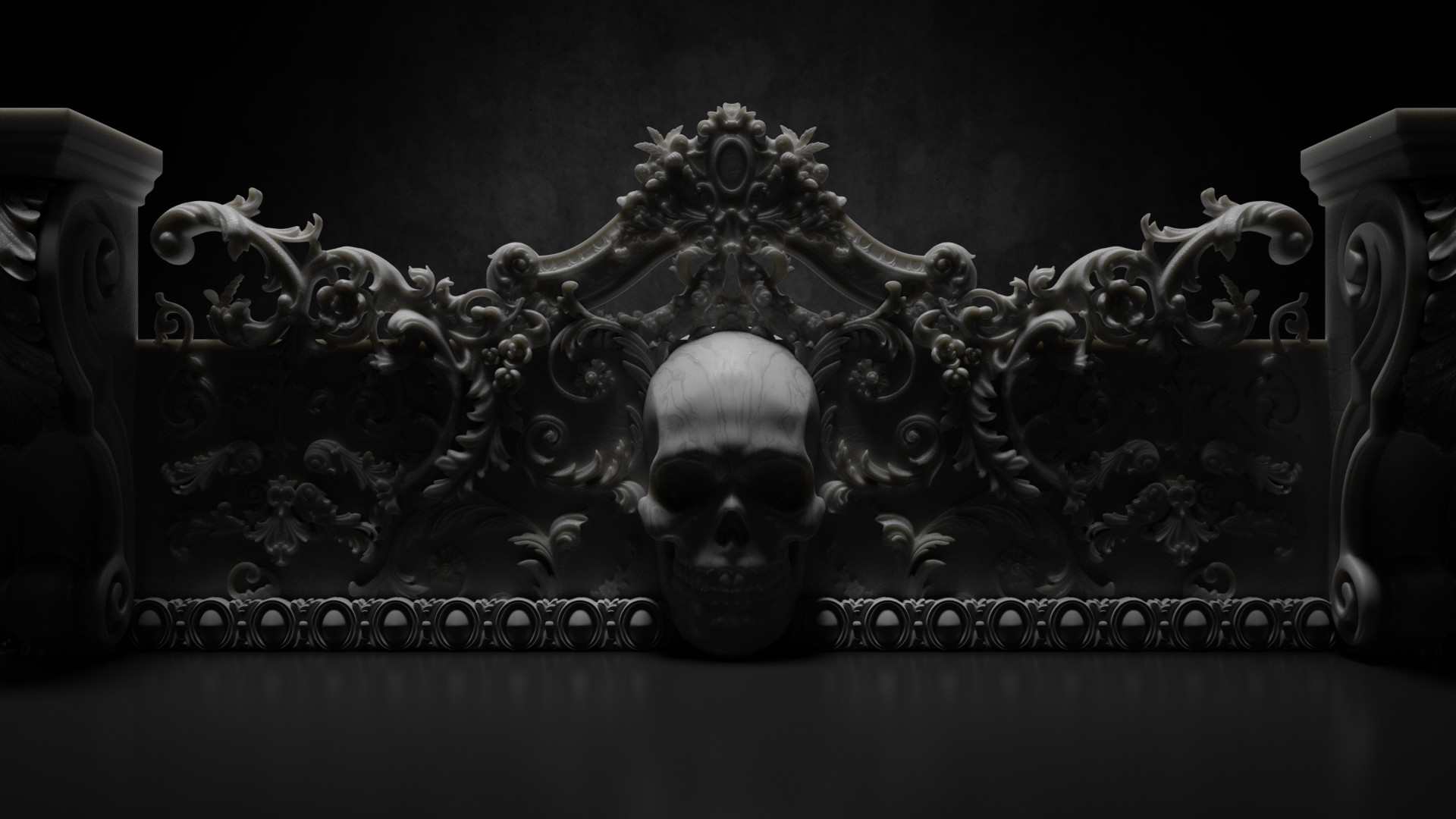 ArtStation - Noir Baroque piece