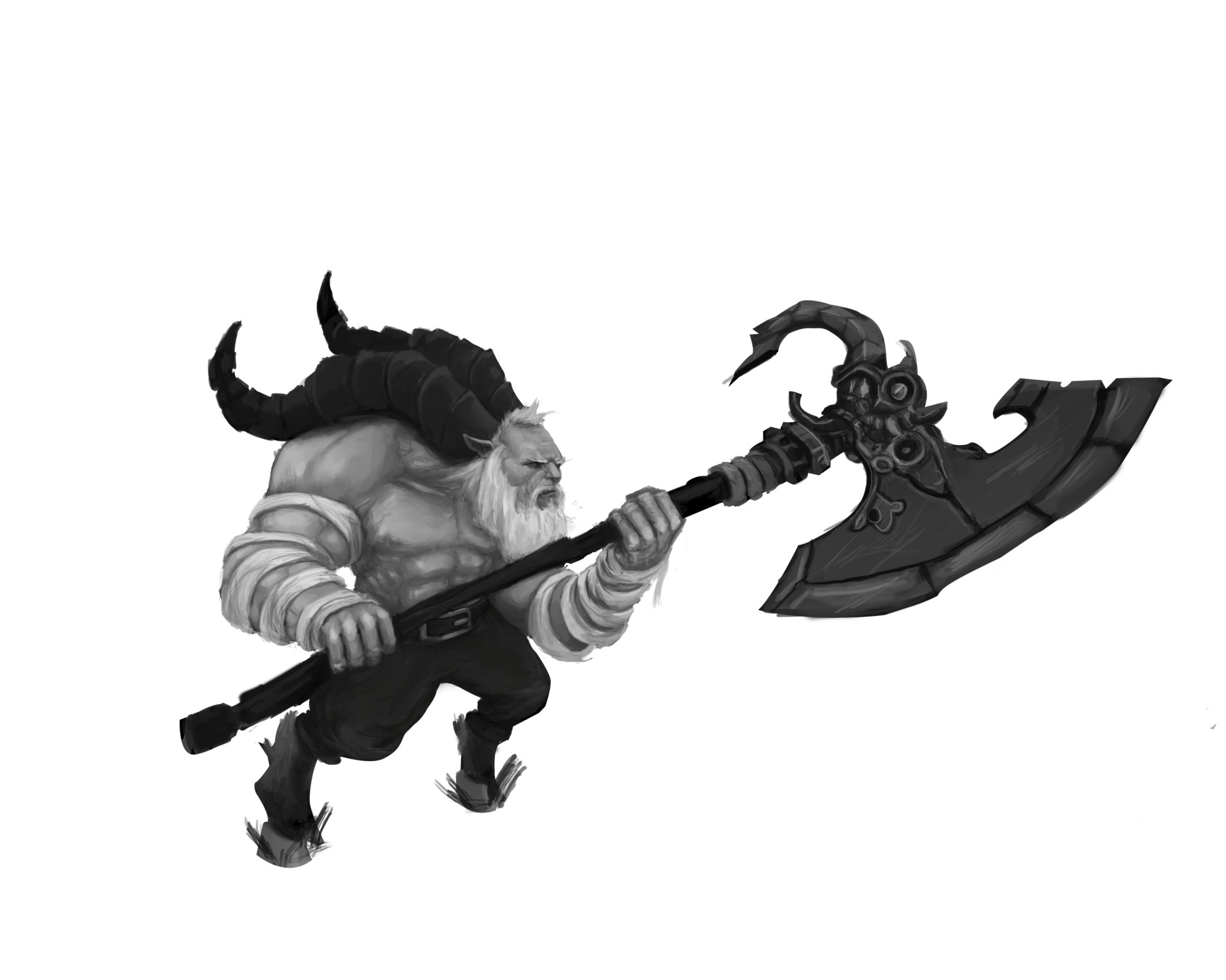 ArtStation - Goat soldier
