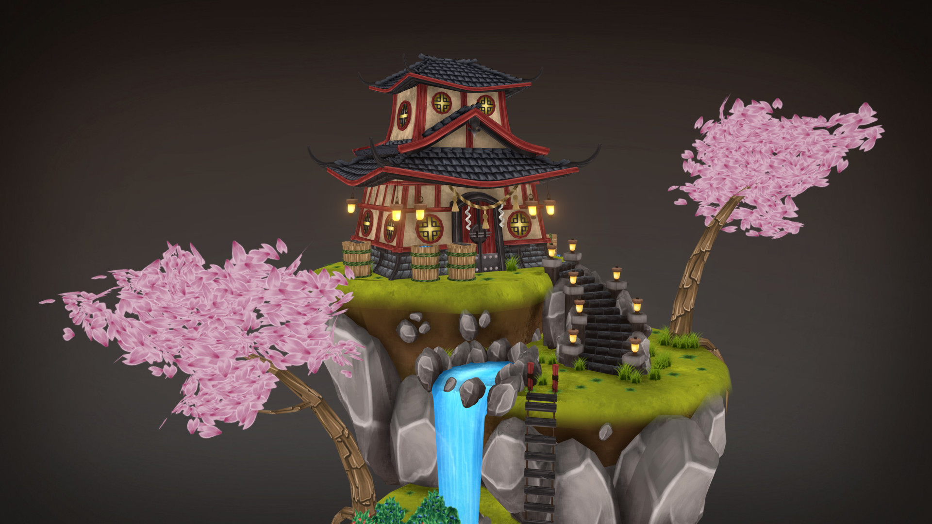 ArtStation - Asian scene