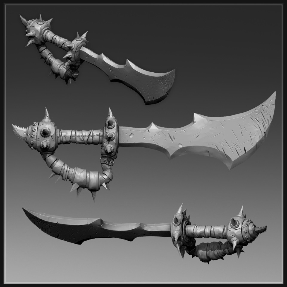 ArtStation - Orc Sword
