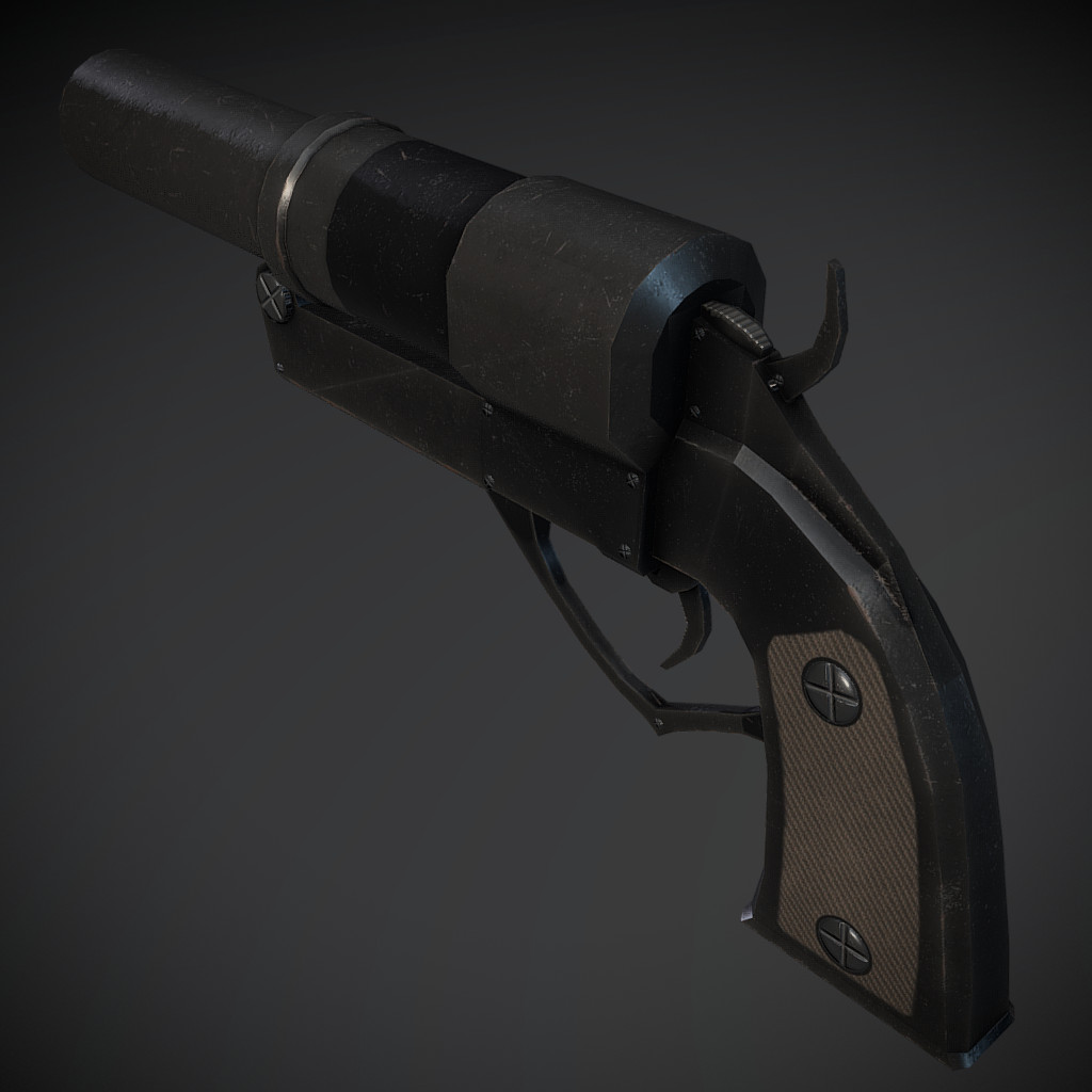 ArtStation - Flare Gun (Made for top-down)
