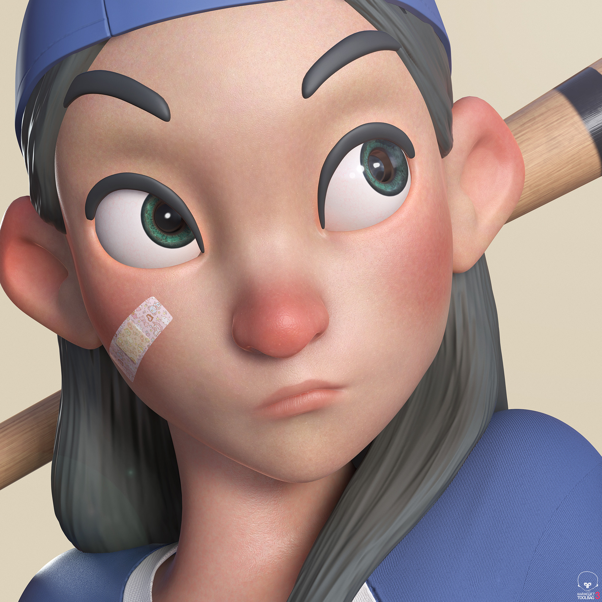 ArtStation - Baseball Girl