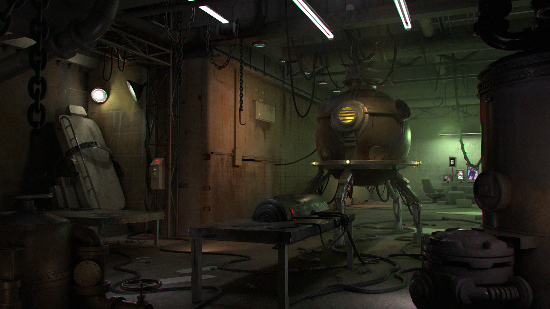 ArtStation - Underground Lab