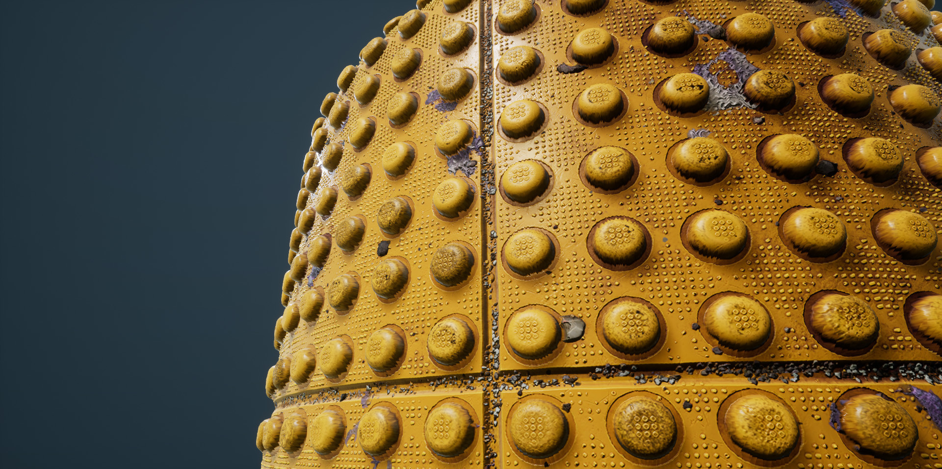 ArtStation - Yellow Plastic Bumps - Procedural Textures