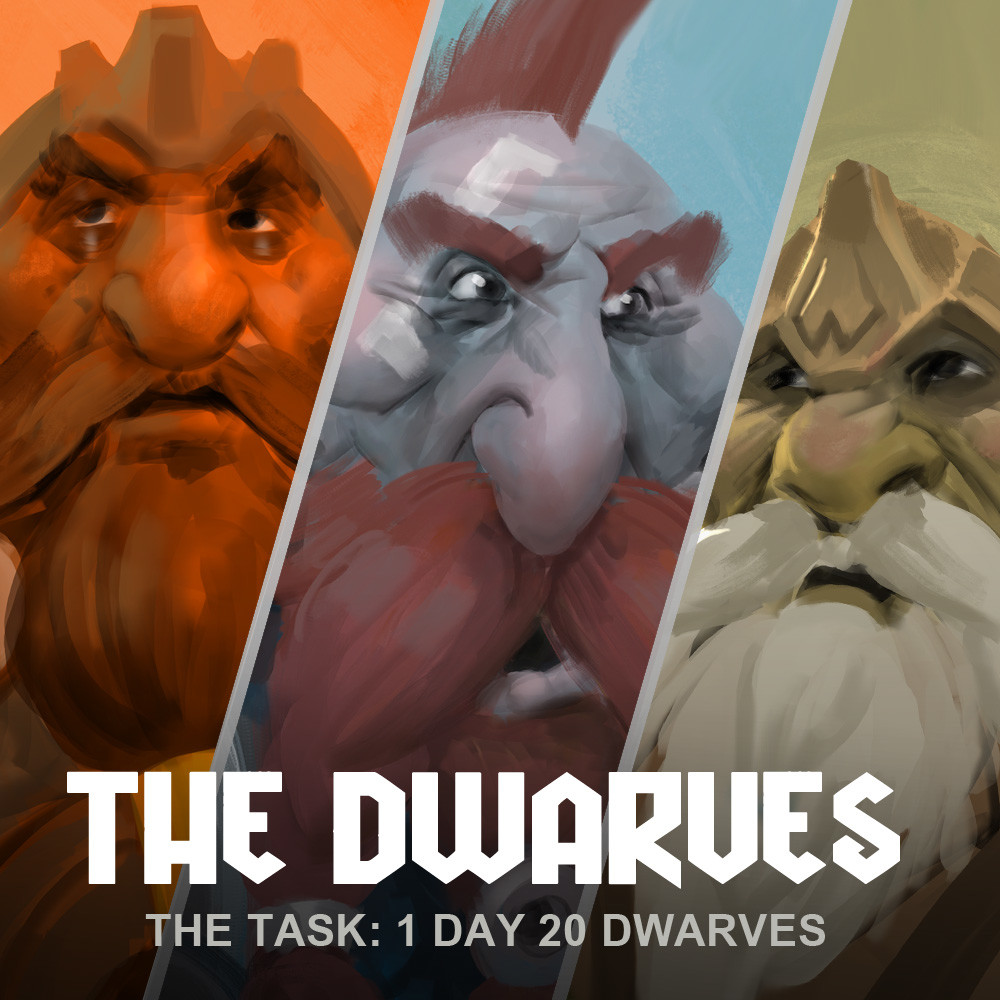 ArtStation - 20 Dwarves - 1 Day