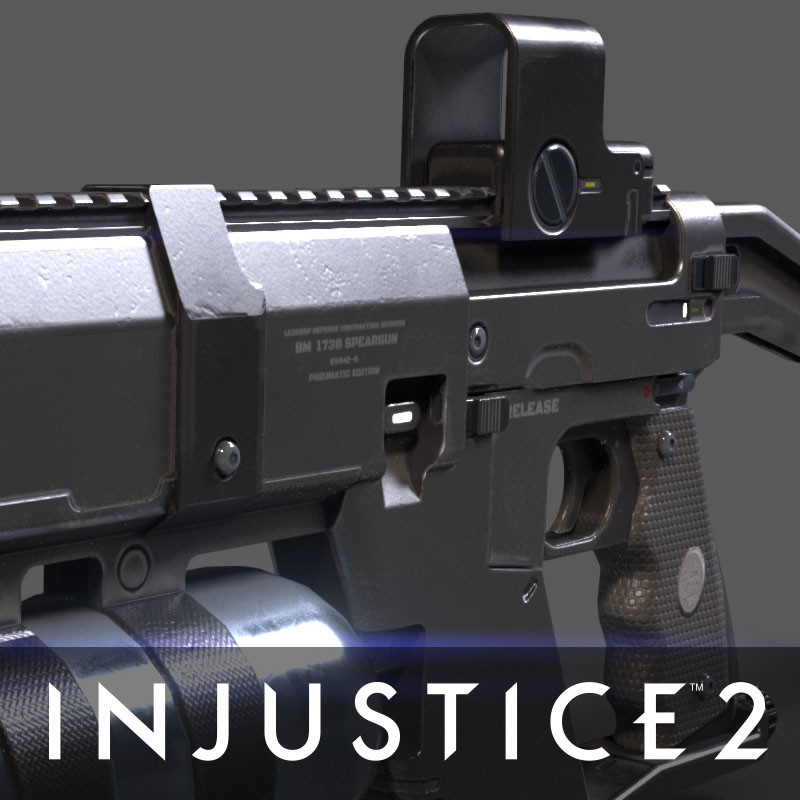 ArtStation - Injustice 2 Black Manta Harpoon Gun