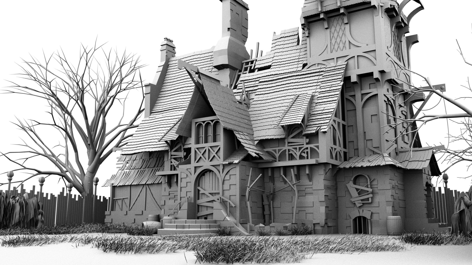 ArtStation - Haunted House