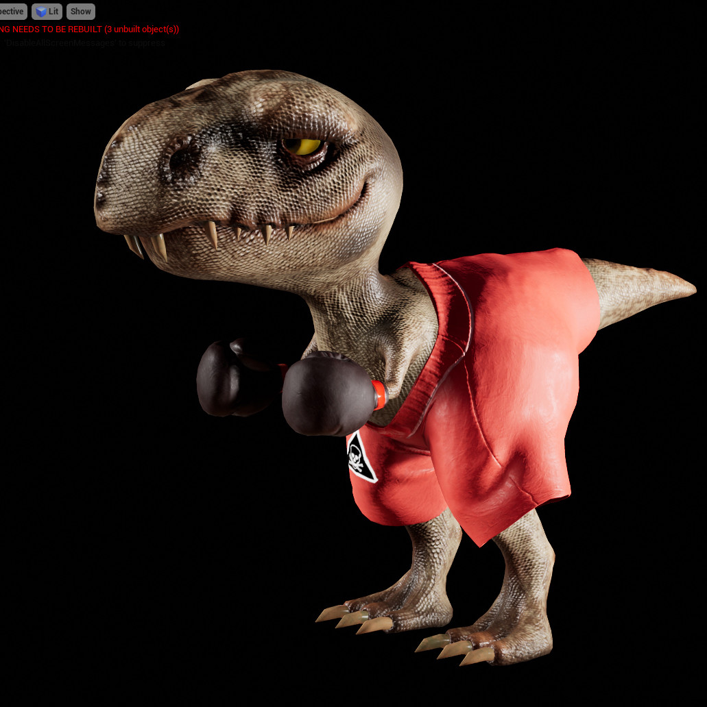 ArtStation - Boxing Trex