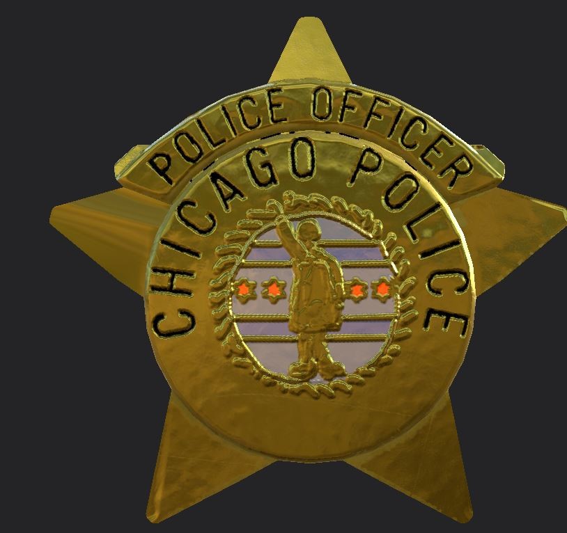 ArtStation - Chicago Police Badge and Seal Models