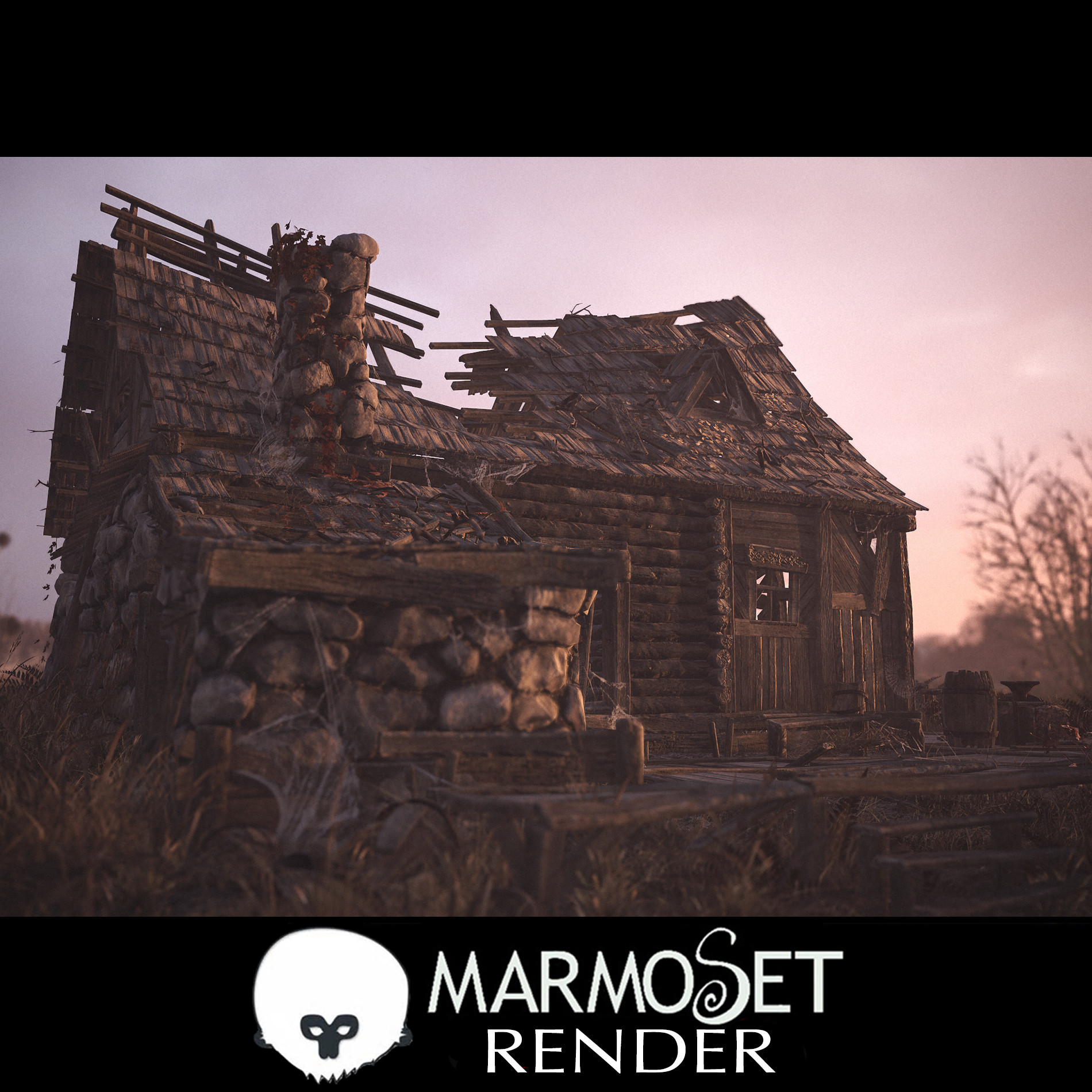 ArtStation - Thank you Witcher (low poly environment)