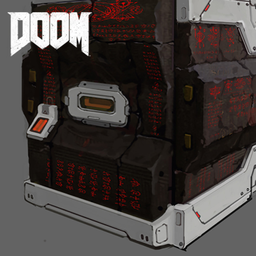 ArtStation - Doom 2016 Demon Container