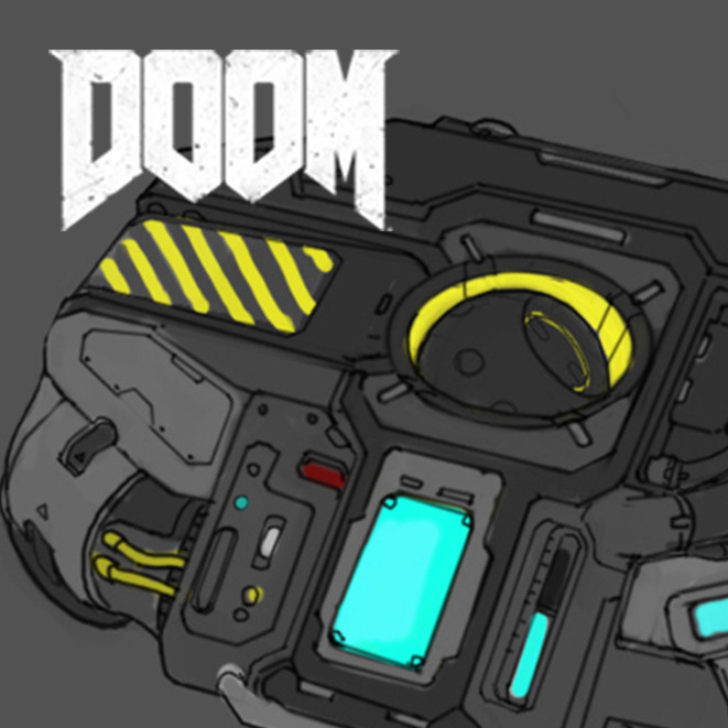 ArtStation - Doom 2016 Snap Map Bombs