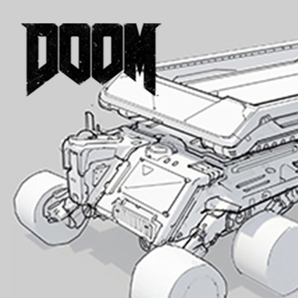 ArtStation - Doom 2016 Construction Vehicle Sketches
