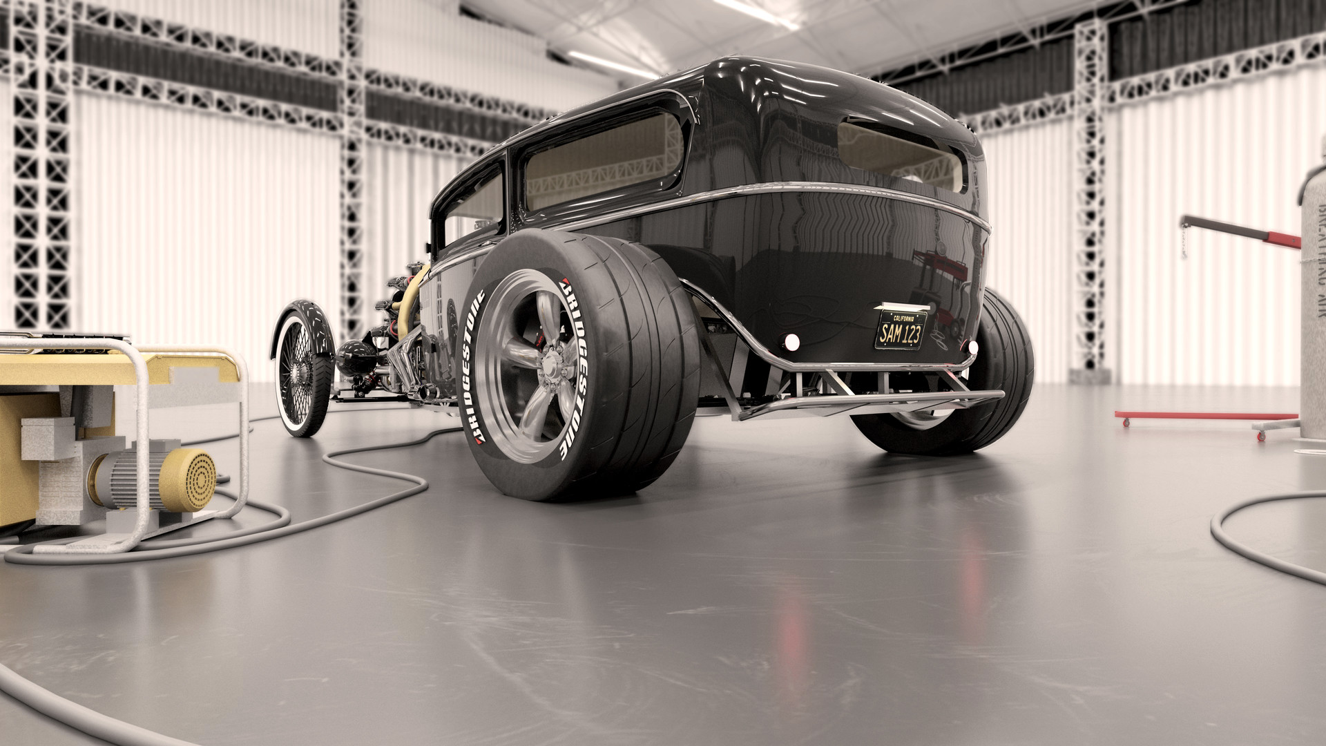 ArtStation - Hot Rod Concept