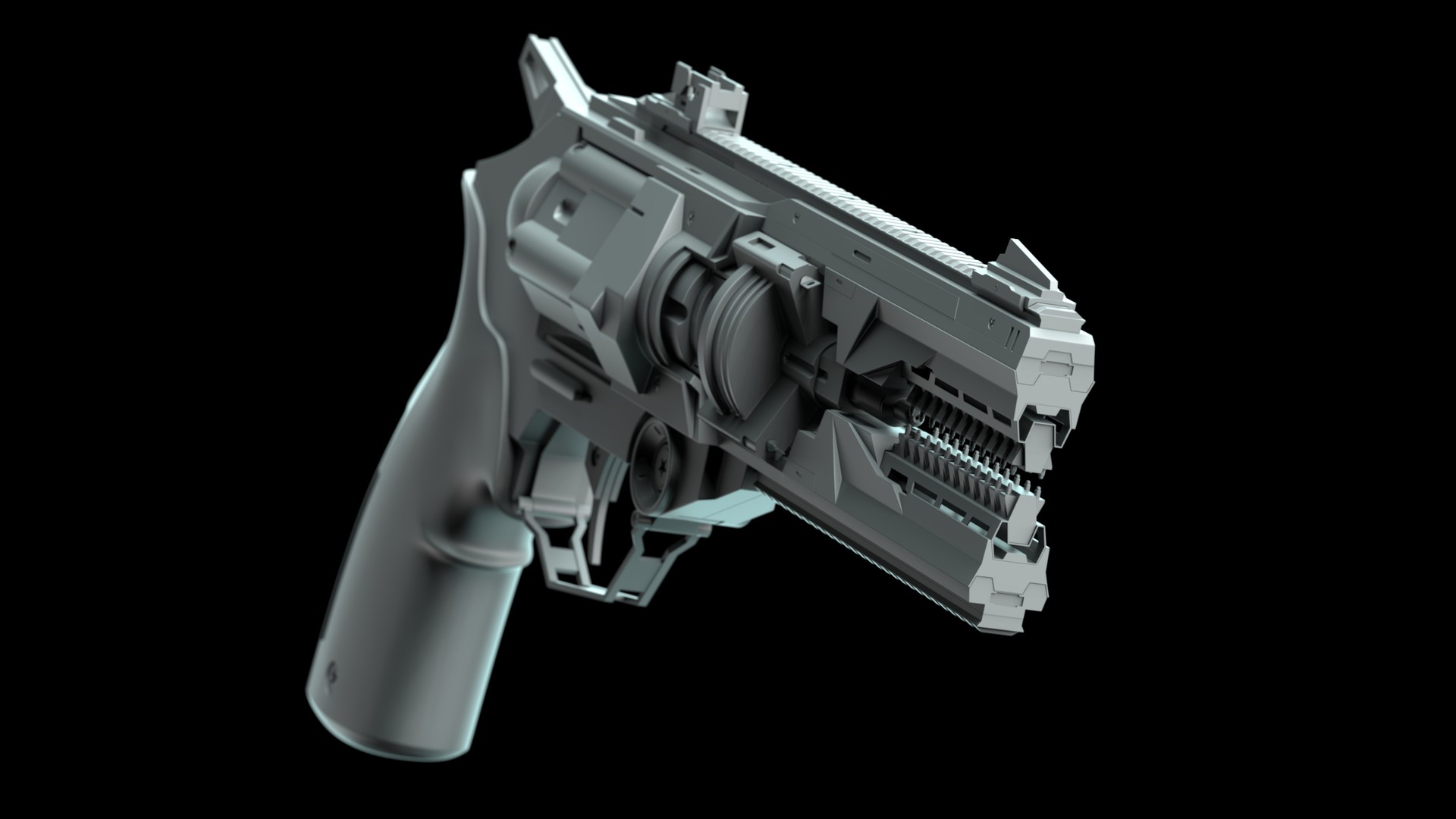 ArtStation - Sci Fi Pistol