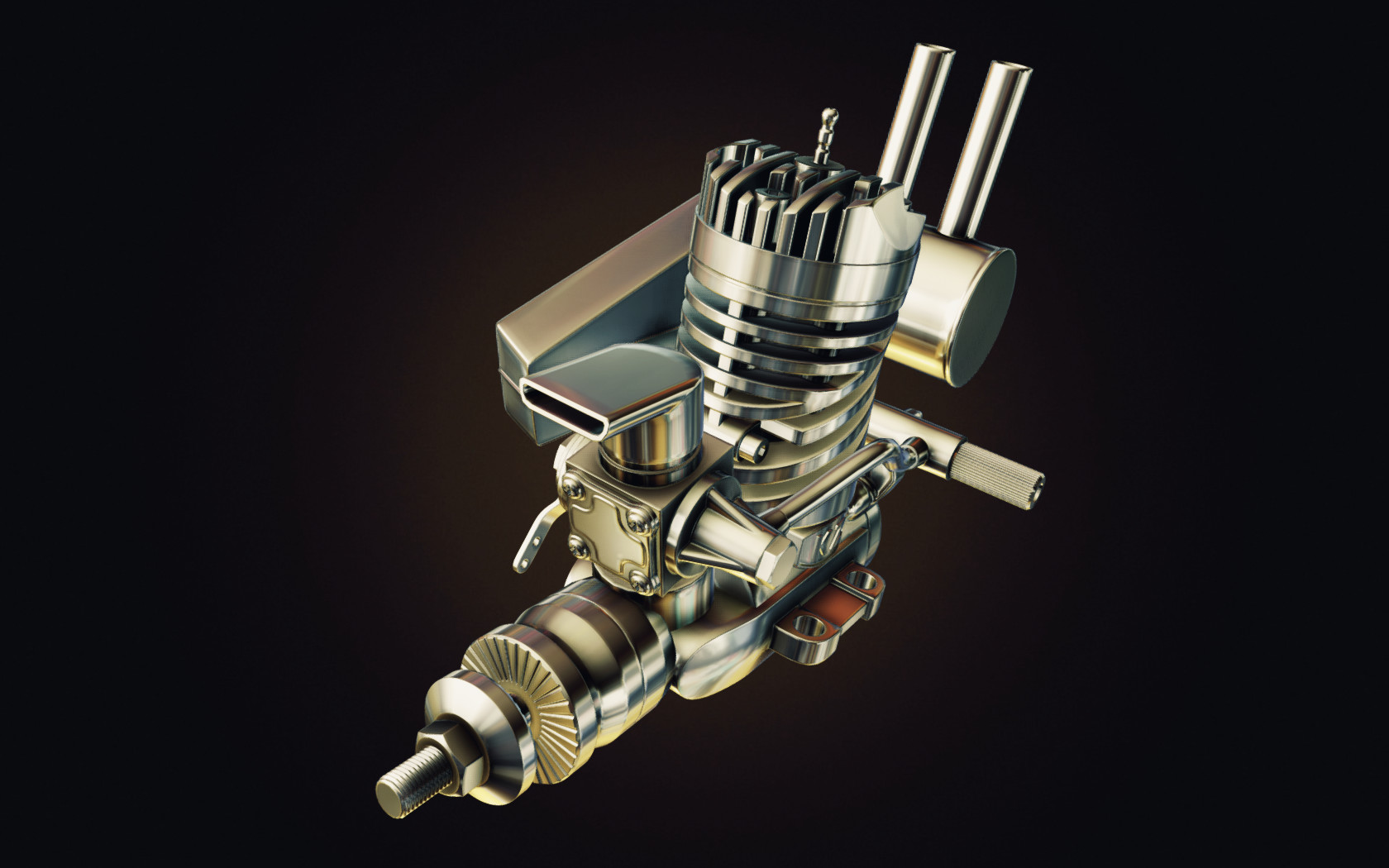 ArtStation - RC Airplane Engine