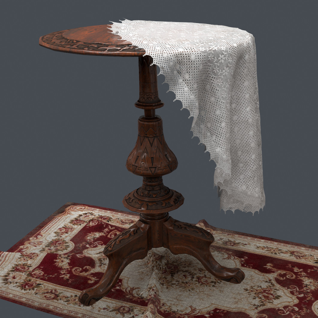 ArtStation - Old Victorian Table