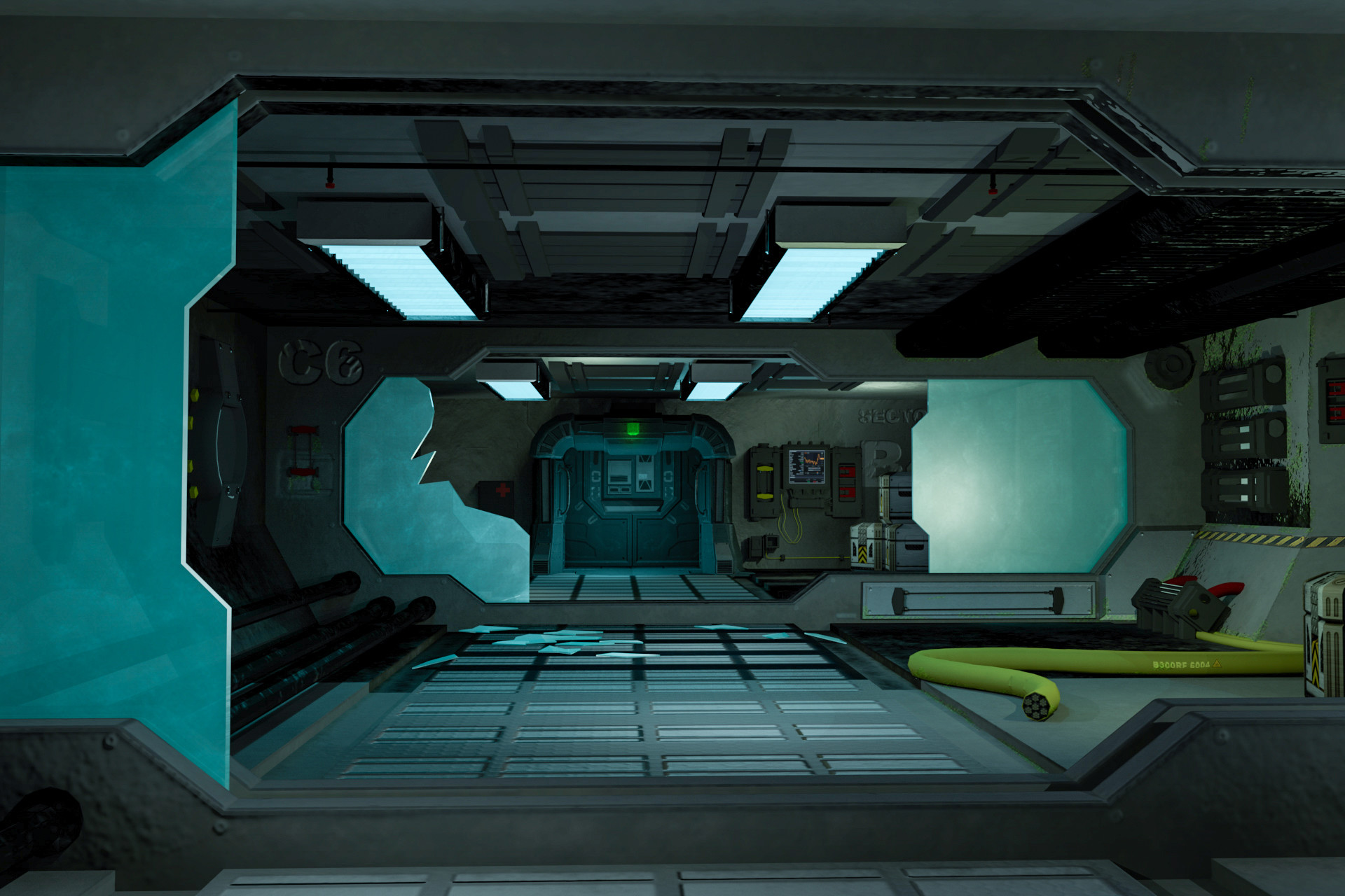 ArtStation - Abandoned space station