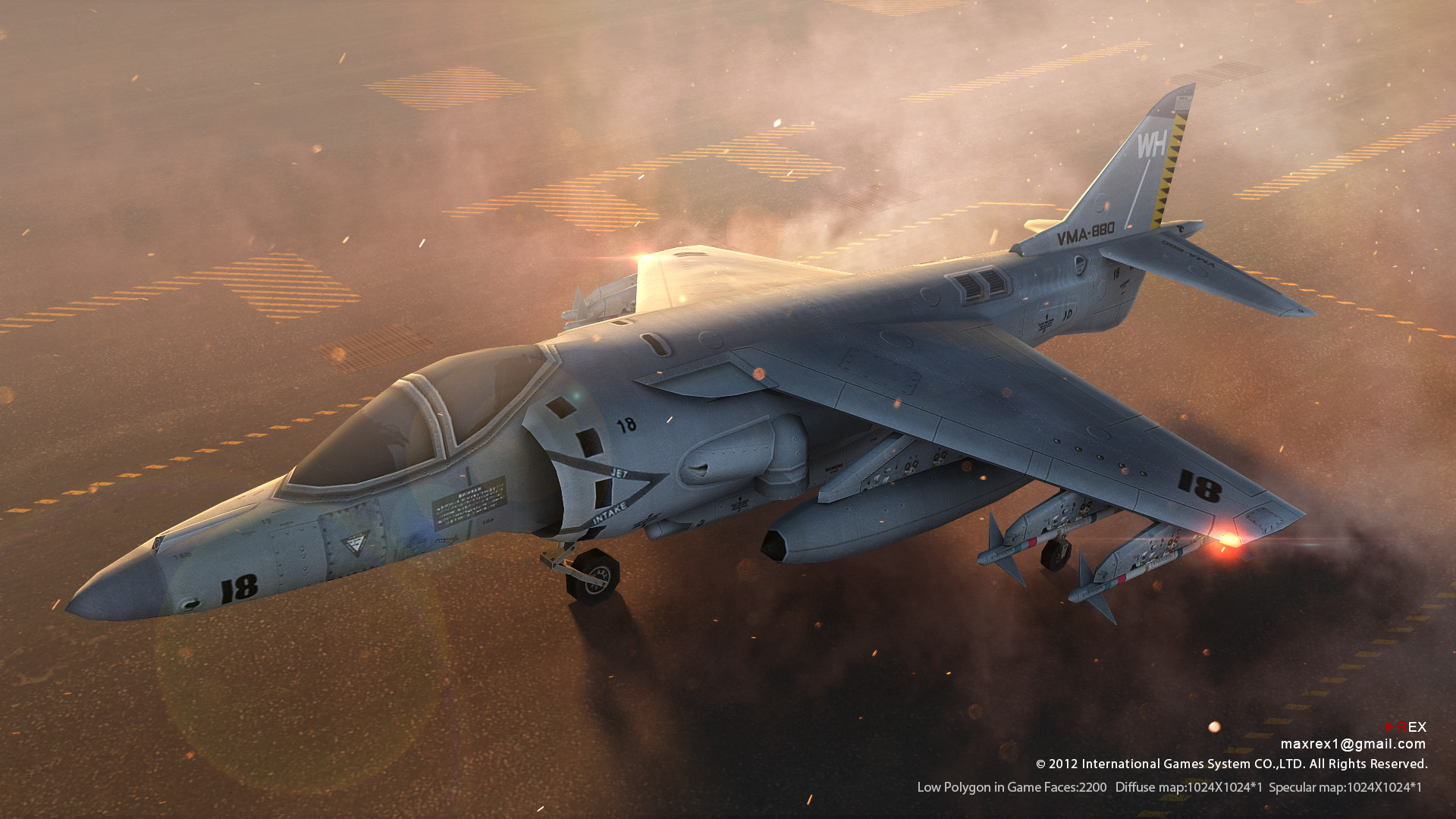 ArtStation - 2012 AV-8 attack aircraft