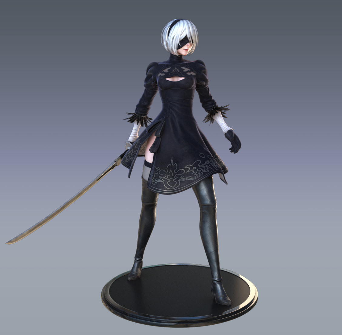 ArtStation - 2B Nier Automata - Fanart