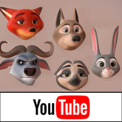 ArtStation - zootopia heads