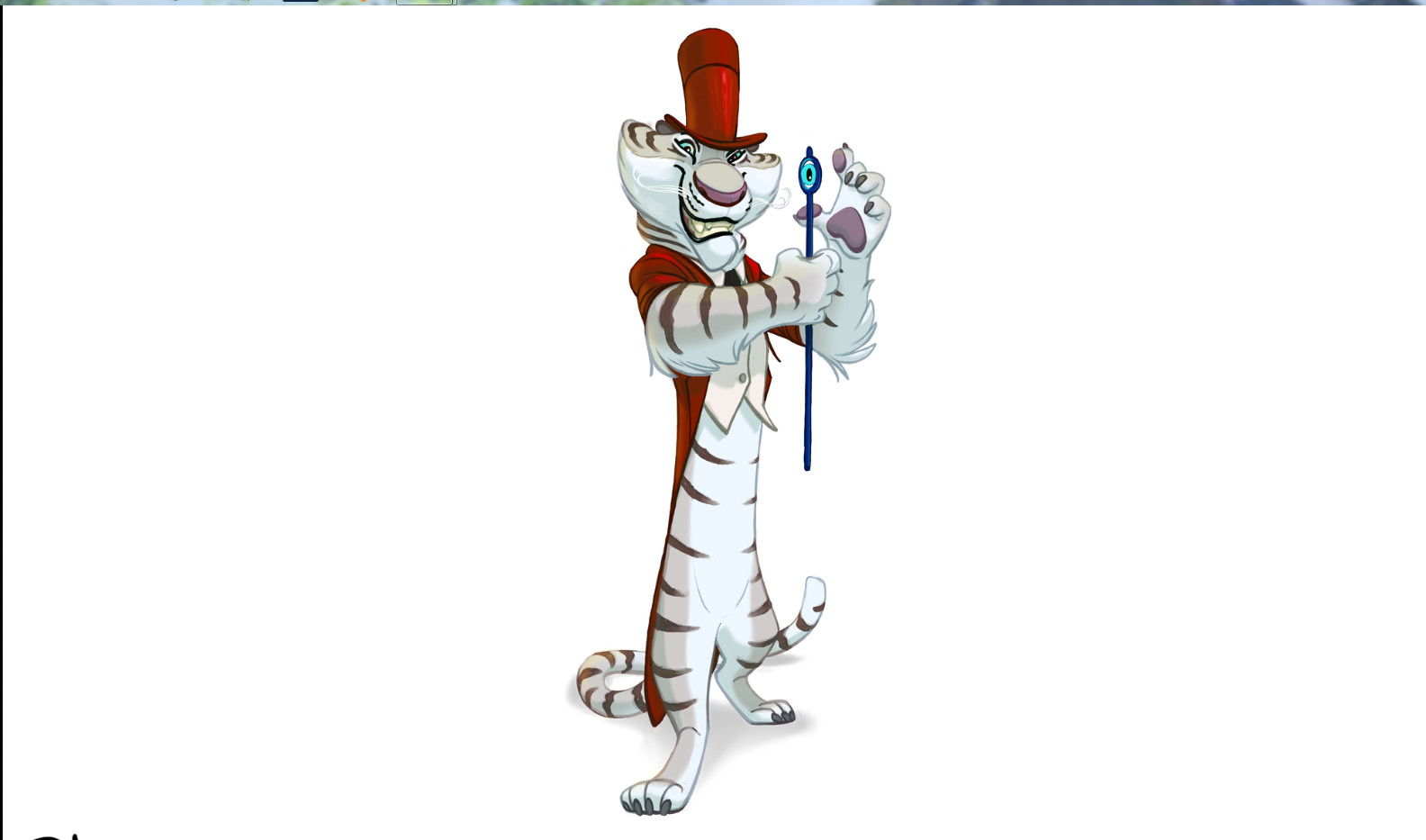 ArtStation - Ringo the white Tiger