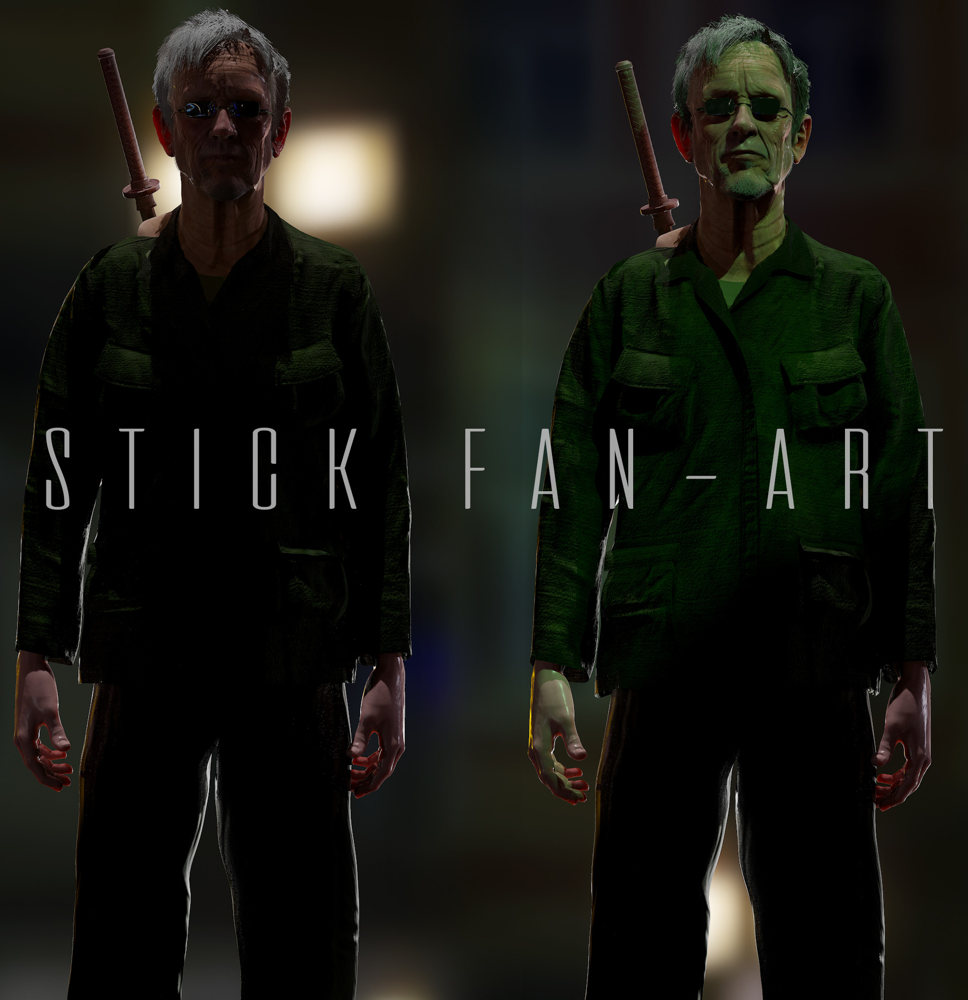 ArtStation - Marvel's Stick Fan-Art Realtime