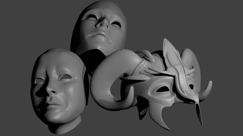 ArtStation - 3 head