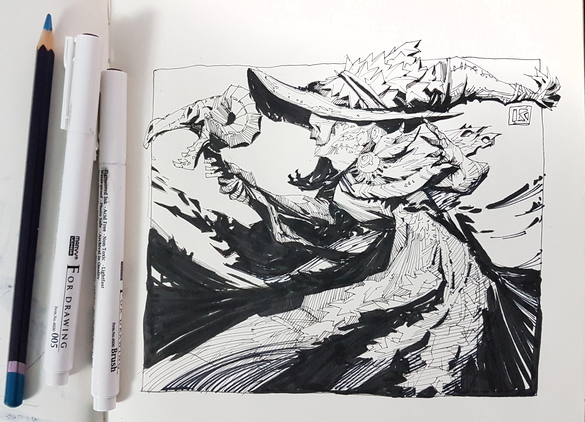 ArtStation - Inktober first week