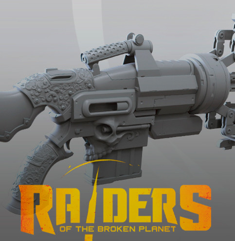 ArtStation - Lycus Gun - Raiders of the broken planet