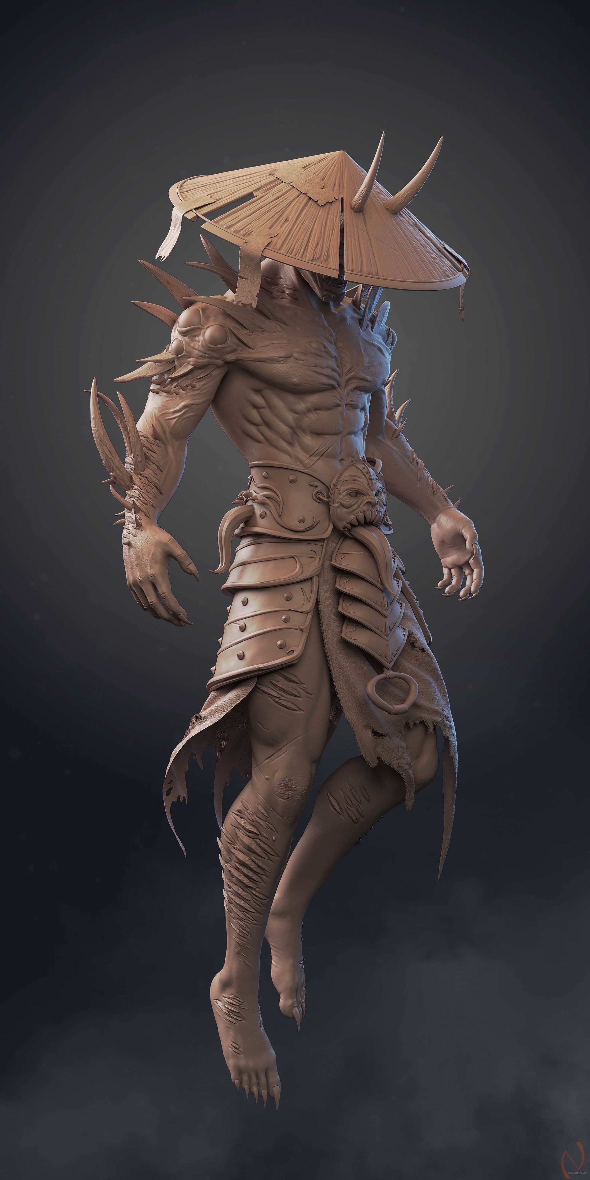 ArtStation - Japanese ancient warrior