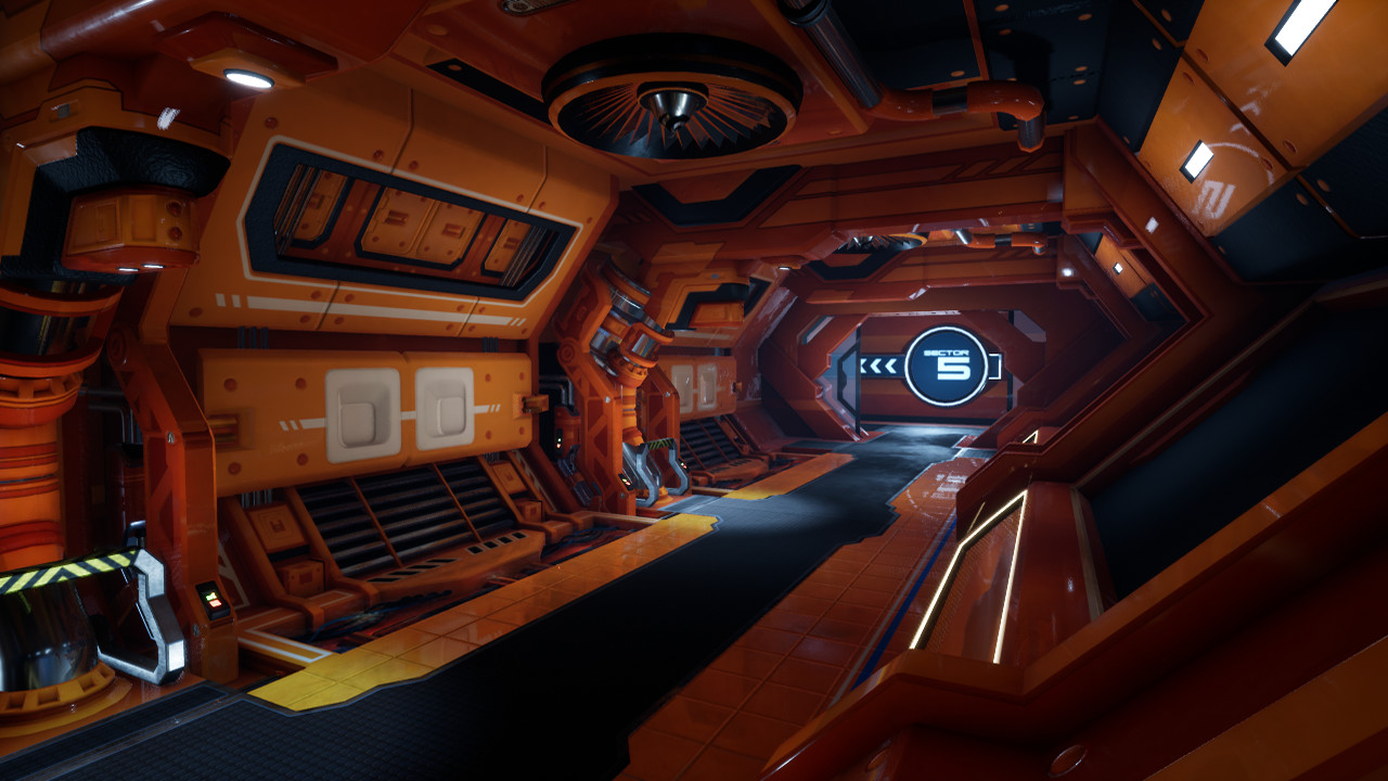 ArtStation - Unreal Engine - Sci-Fi Corridor
