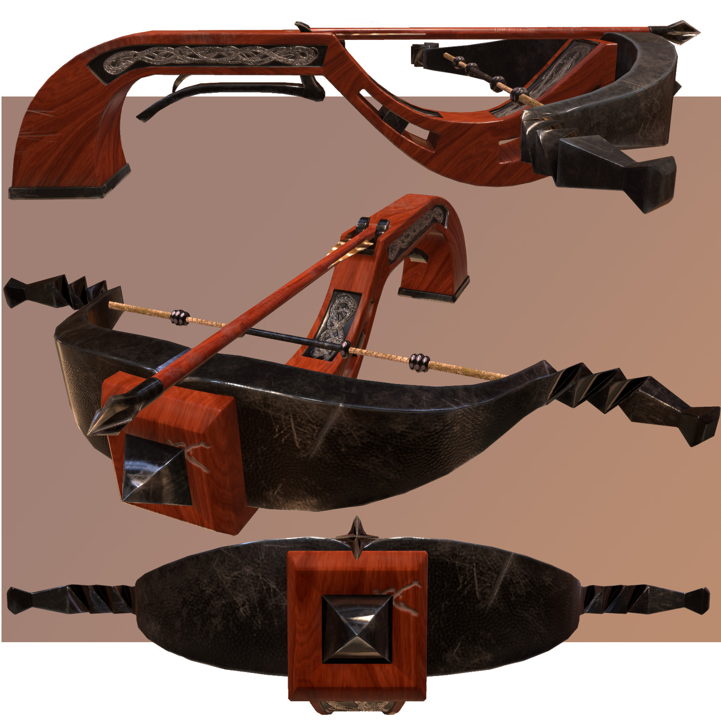 ArtStation - Witcher 3 inspired Crossbow