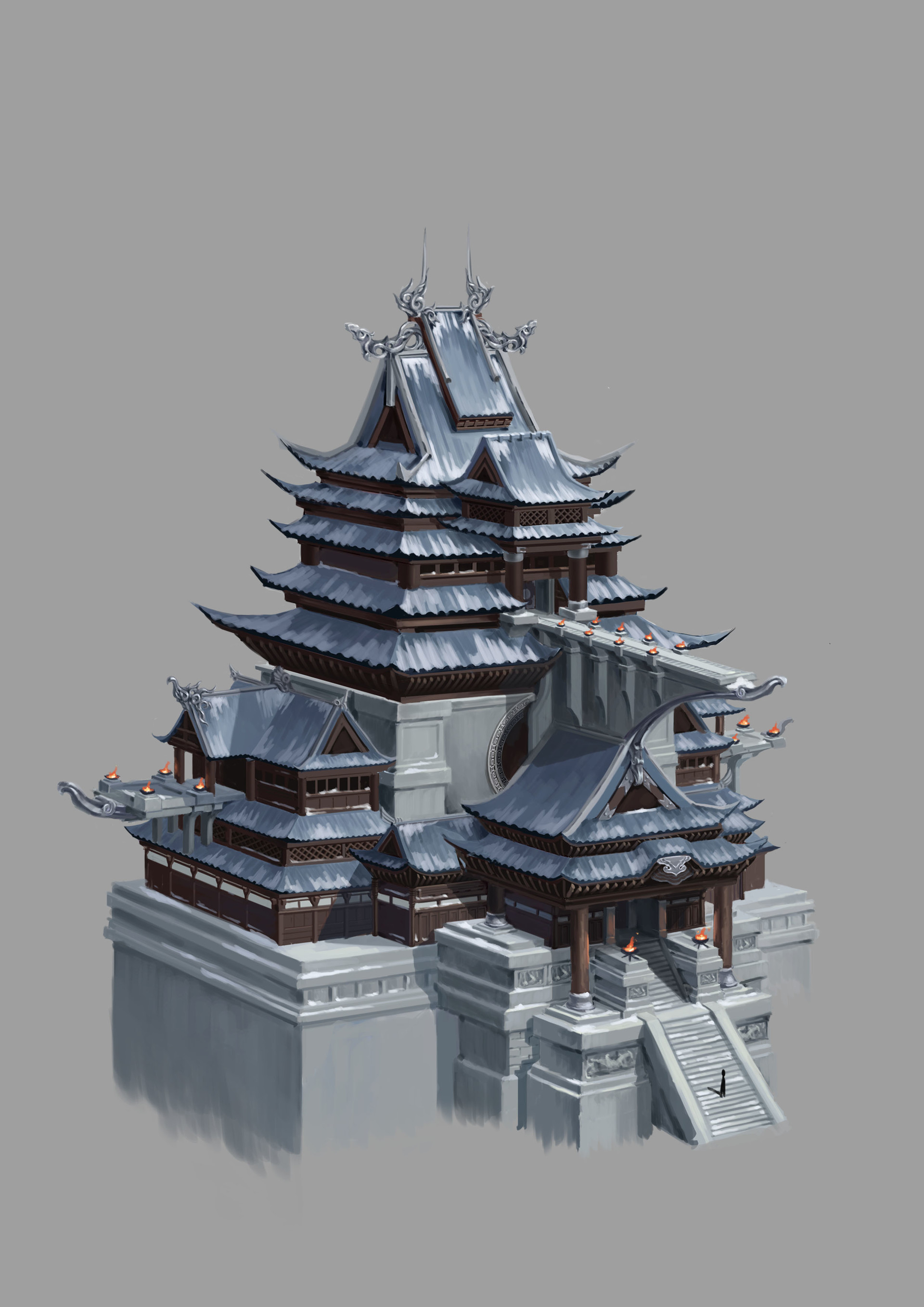 ArtStation - Environment Design- Chinese Building