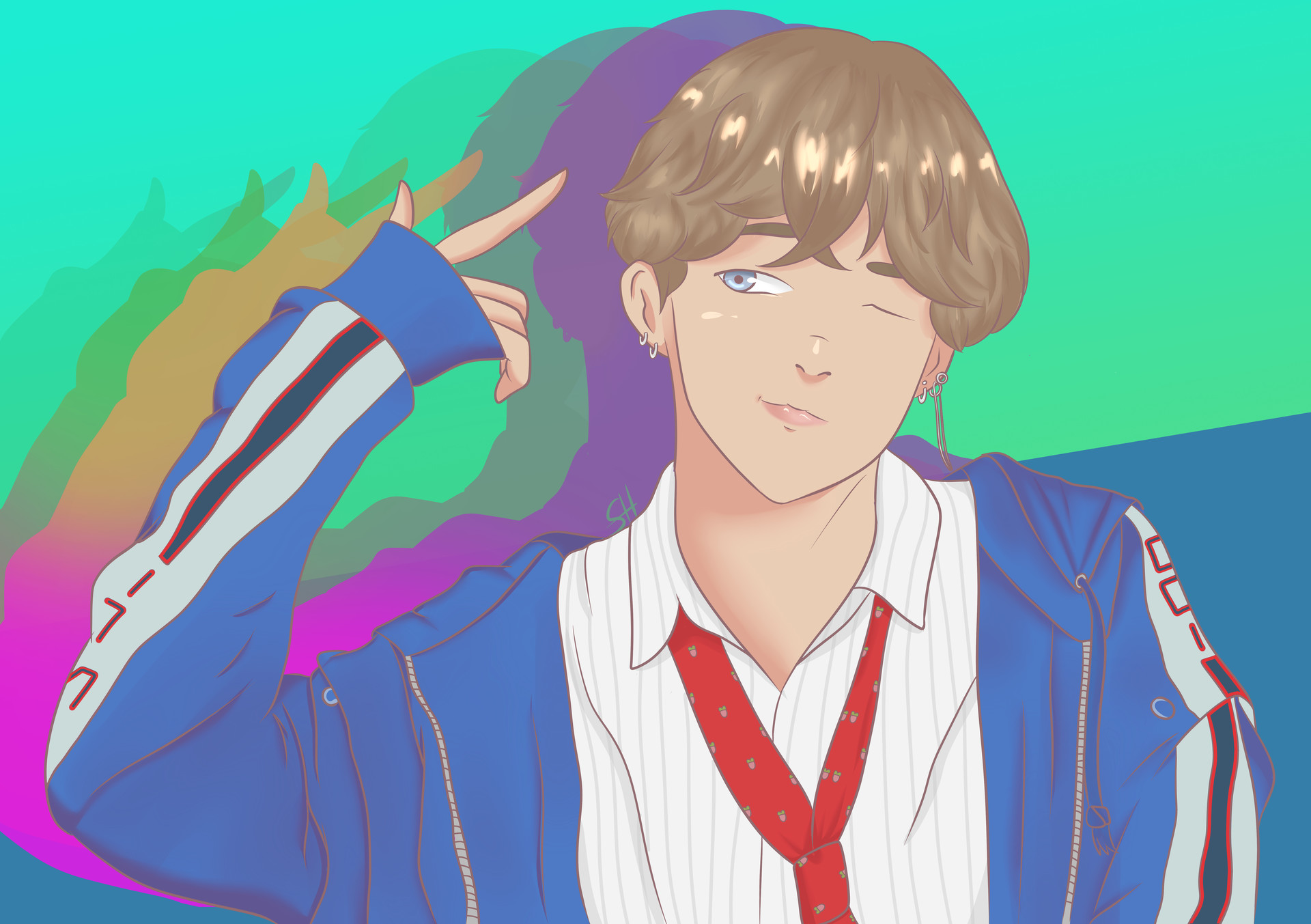ArtStation - DNA Tae Hyung Fanart