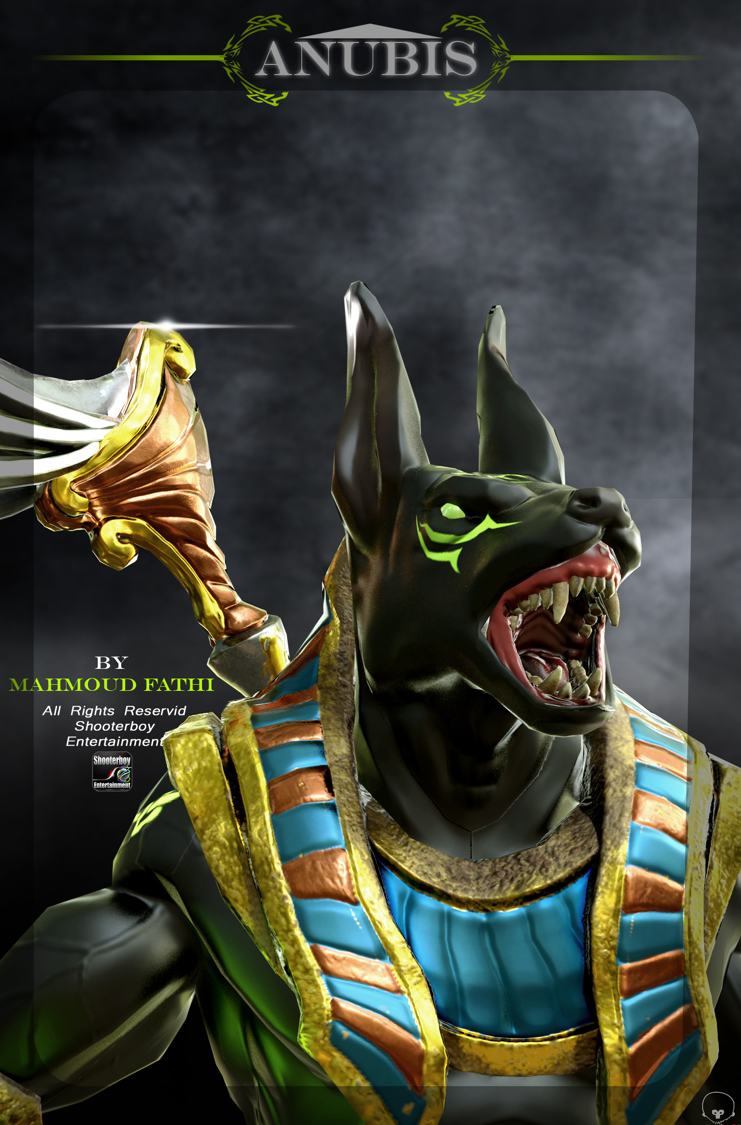 ArtStation - Anubis , 3D Character For Games