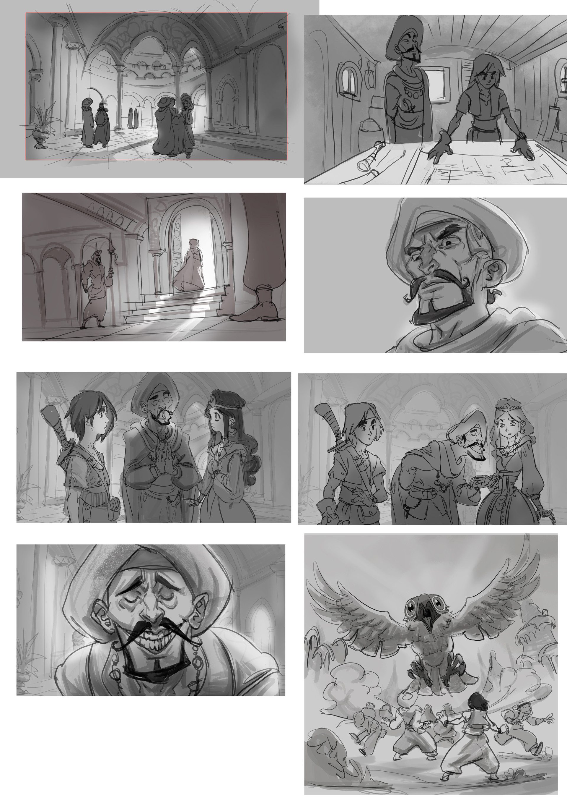 ArtStation - story board