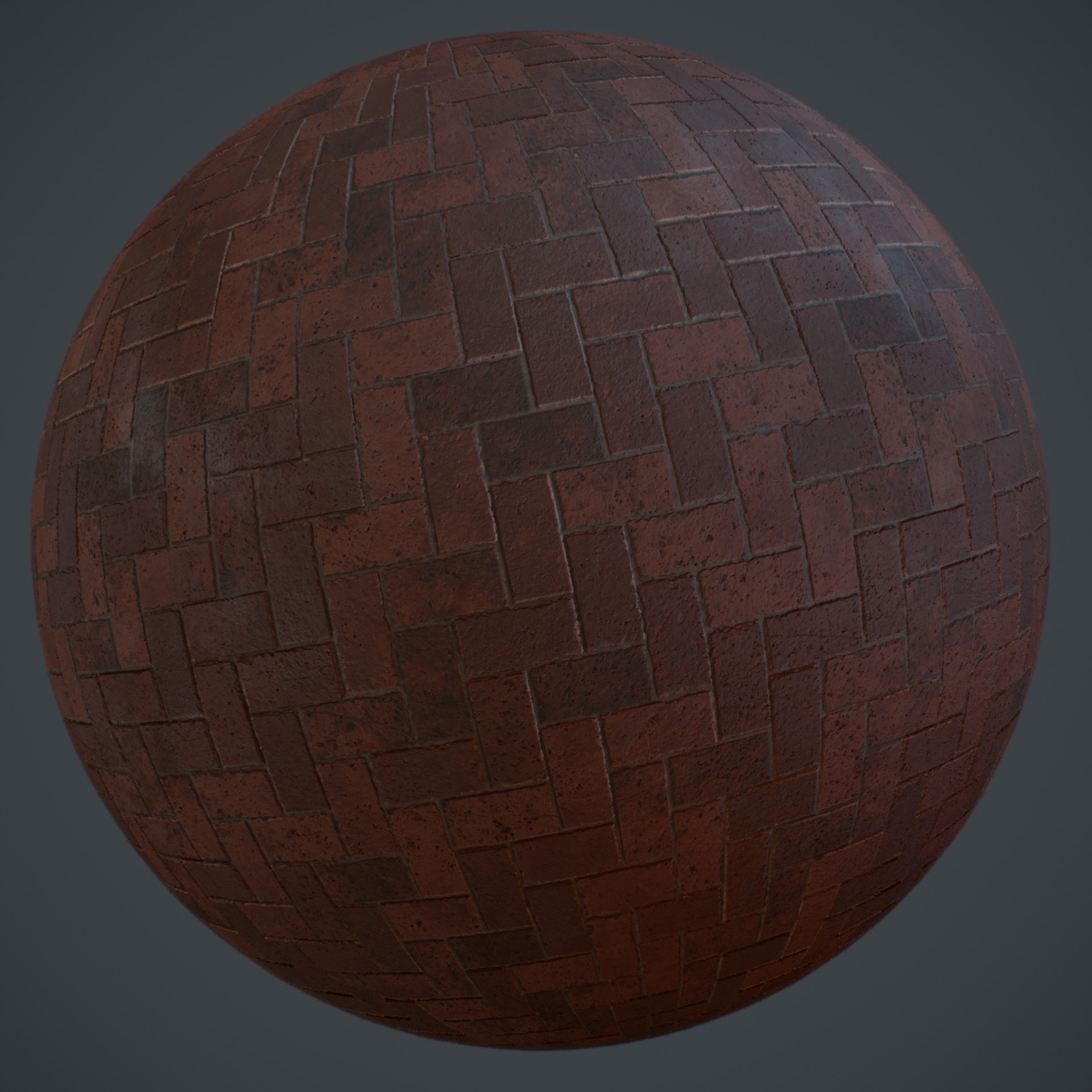 ArtStation - Herringbone Brick Pattern - Substance Designer Material
